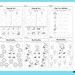 Kindergarten Summer Review Printable Worksheet Bundle/educational ...
