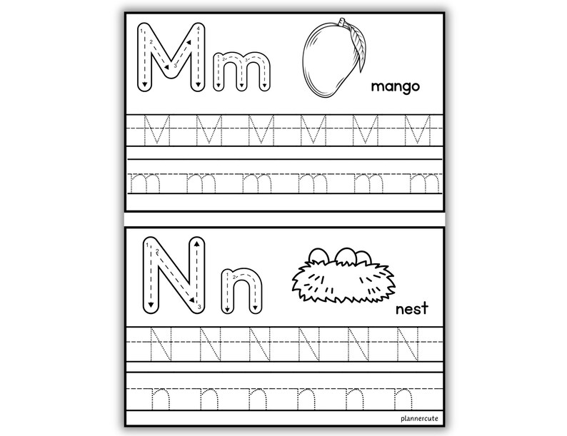 26 ABC Tracing Worksheet for Kids - Letters A to Z - Printable ...