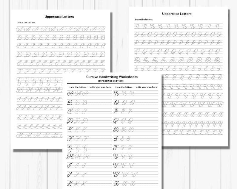 Basics of Calligraphy Practice Sheet Templates Calligraphy ...