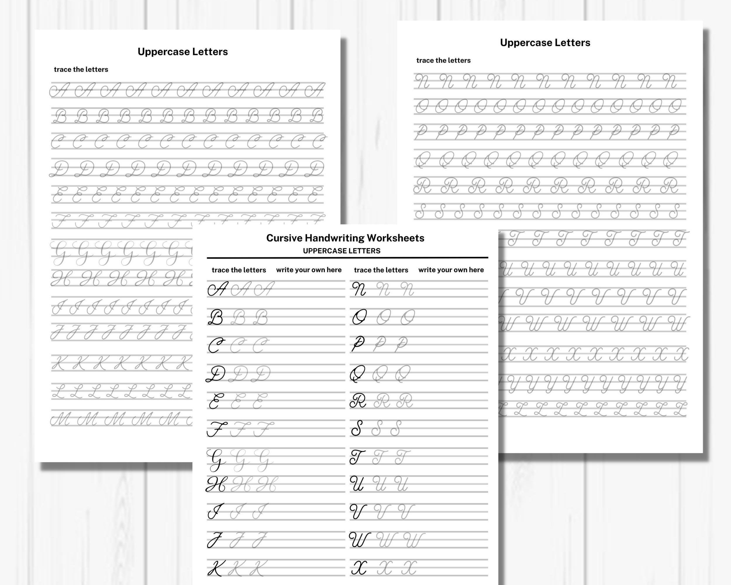 Basics of Calligraphy Practice Sheet Templates | Calligraphy Printable ...