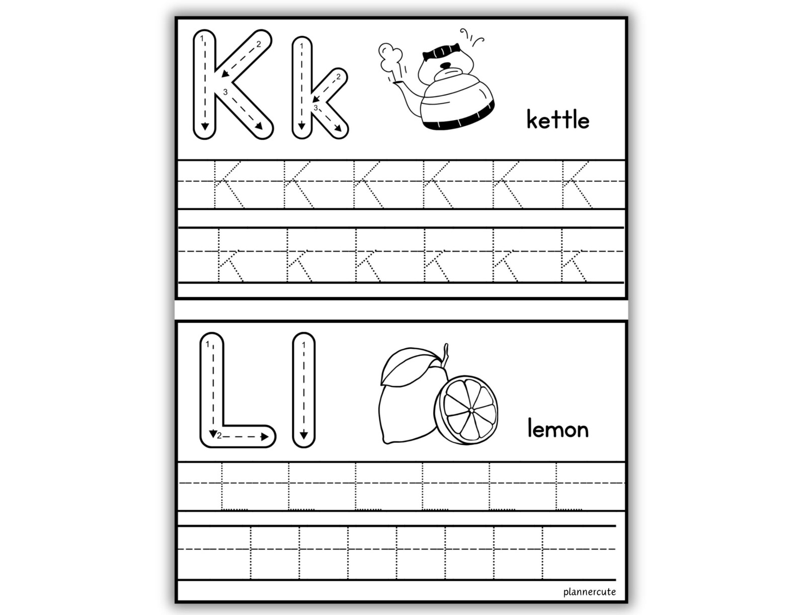 26 ABC Tracing Worksheet for Kids - Letters A to Z - Printable ...
