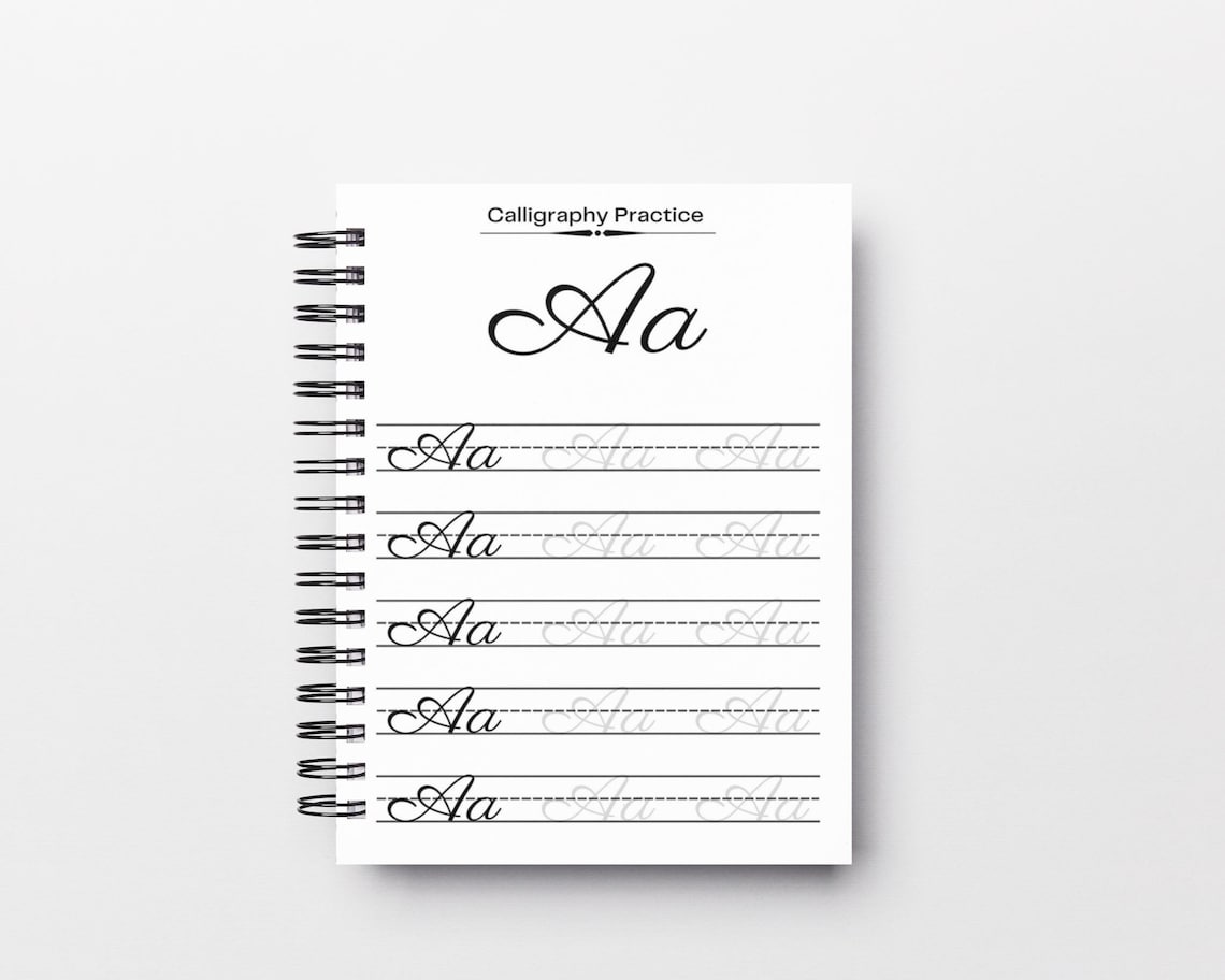 Basics of Calligraphy Practice Sheet Templates | Calligraphy Printable ...