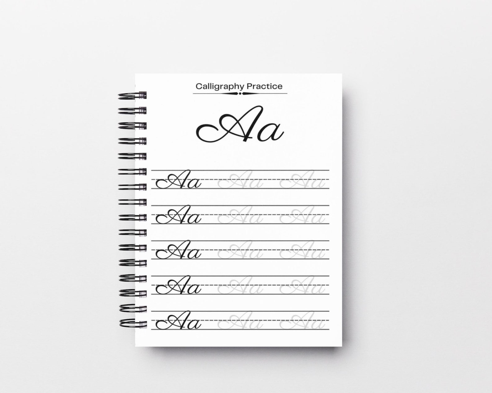 Basics of Calligraphy Practice Sheet Templates | Calligraphy Printable ...