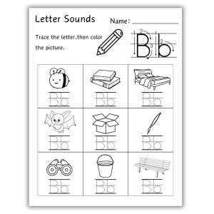 Printable Alphabet Letter Sounds Worksheets Set | Preschool-kdg Phonics ...