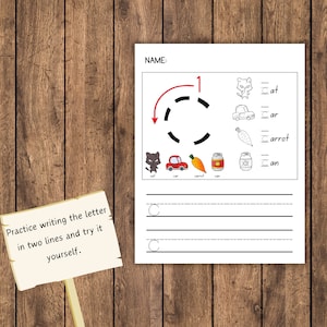 26 Printable Lowercase Letters Practice Sheets for Kids - Alphabet ...