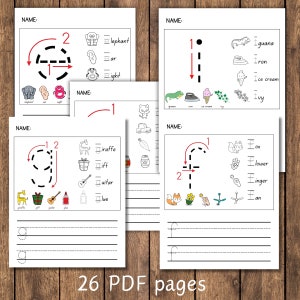 26 Printable Lowercase Letters Practice Sheets for Kids - Alphabet ...