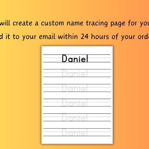 Custom Name Trace Handwriting Worksheet for Kids - Personalized Name ...
