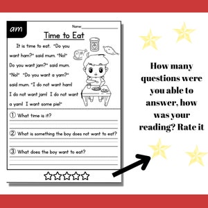 Short Vowel CVC Words Phonics Worksheets for Kindergarten-reading ...