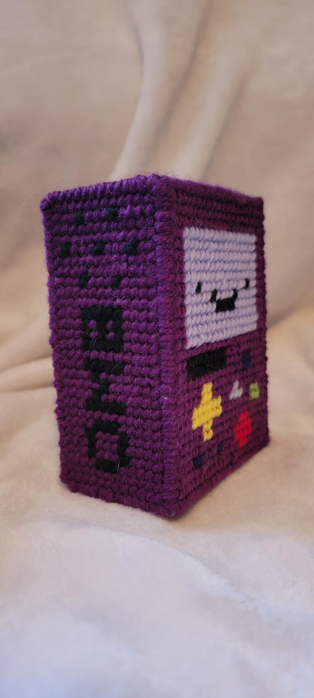 Dark Purple, Soft, BMO Plastic Canvas Decor Buddy - Etsy