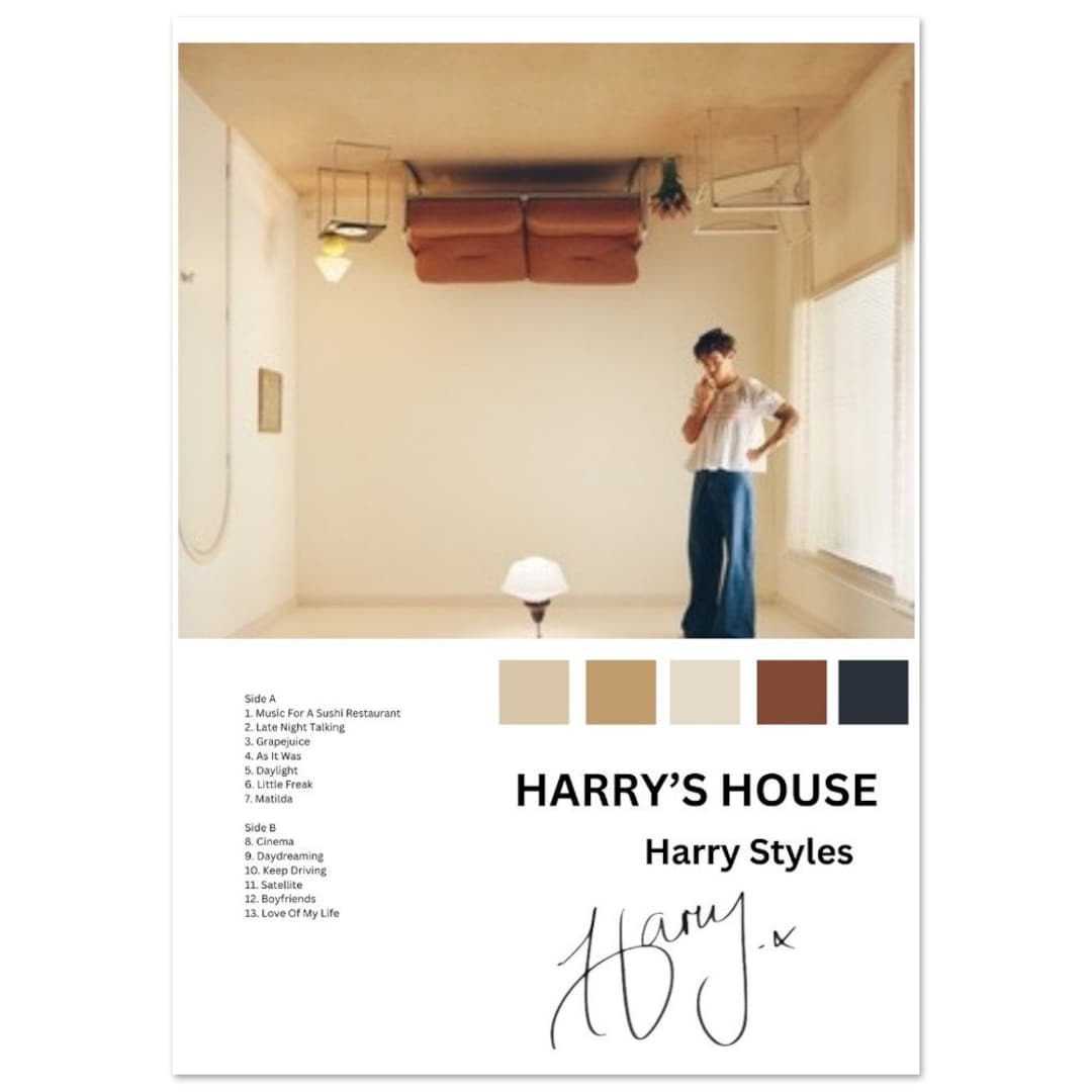 Harrys House Album Poster/ Room Decor / Music Decor / Music Gifts ...