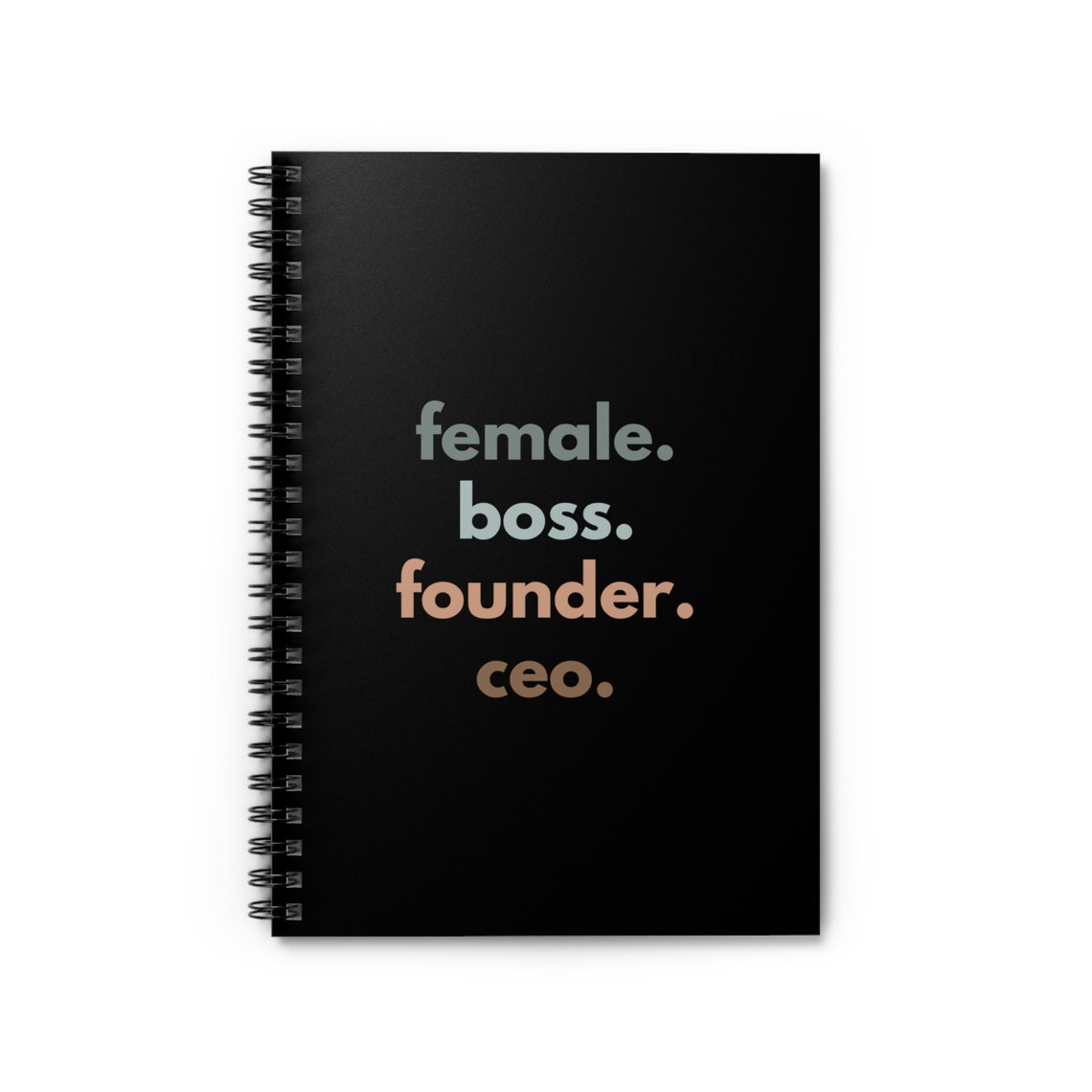 Female CEO Spiral Notebook entrepreneur Notebook, Female Boss Gift ...