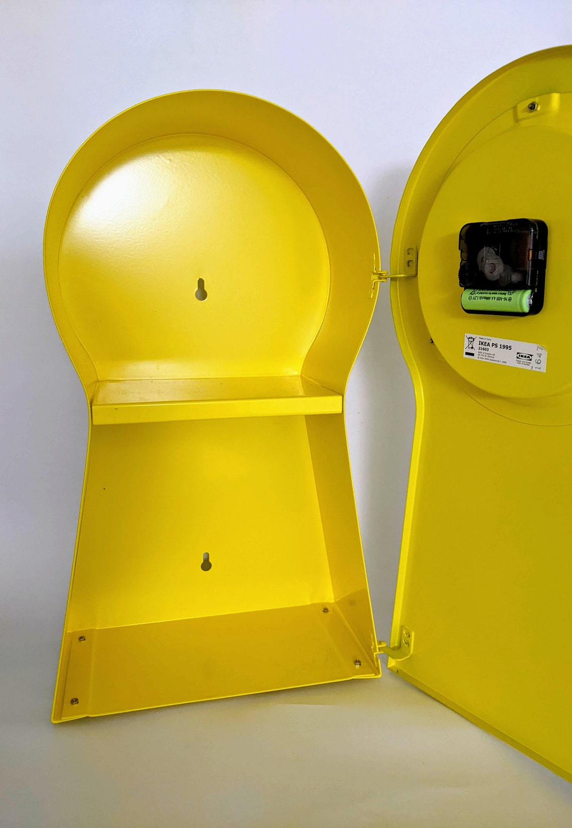 Vintage IKEA Shelf Clock, Yellow Keyhole, 1990s, PS Series, Thomas ...