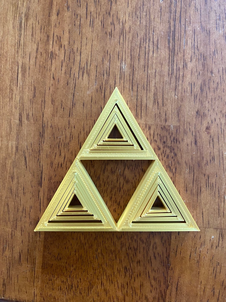 Triforce Fidget Toy 3D Printed - Etsy