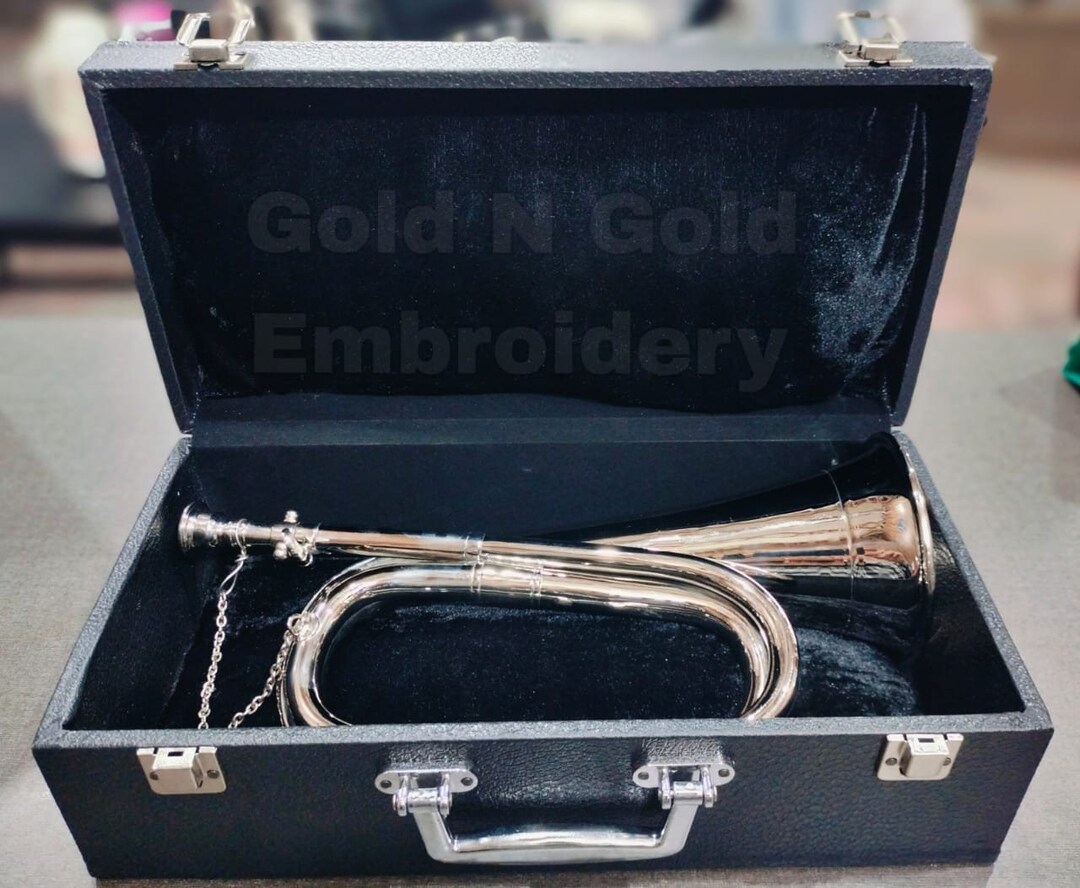 Professional British Army Bugle Silver Plated ,tunable Mouthpiece ...