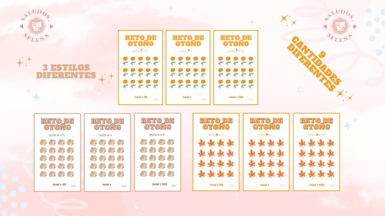 Reto de Ahorro Imprimible Printable Savings Challenge in Spanish ...