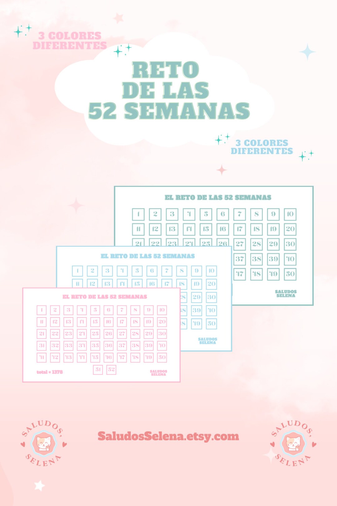 Printable Savings Challenge Printable Savings Challenge in Spanish ...