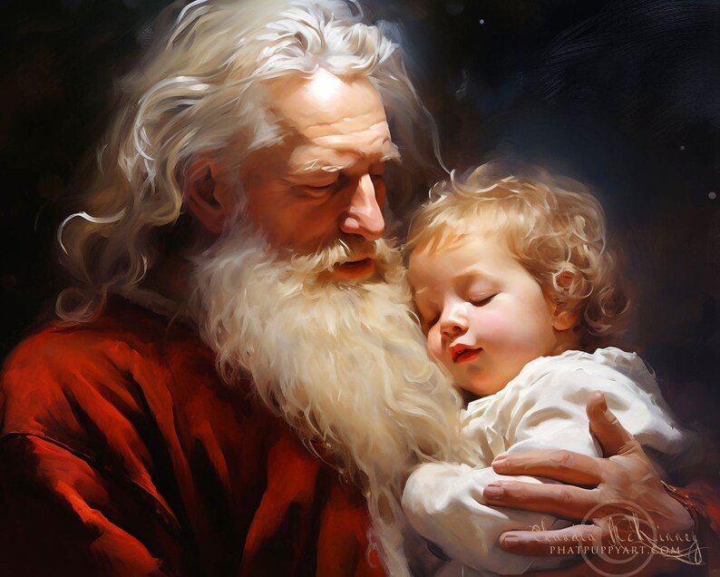 A Gift for Santa | Digital Download | Instant Access Art | Prints or ...