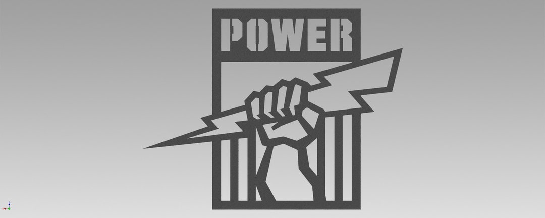 Port Adelaide Power AFL DXF Cut File - Etsy