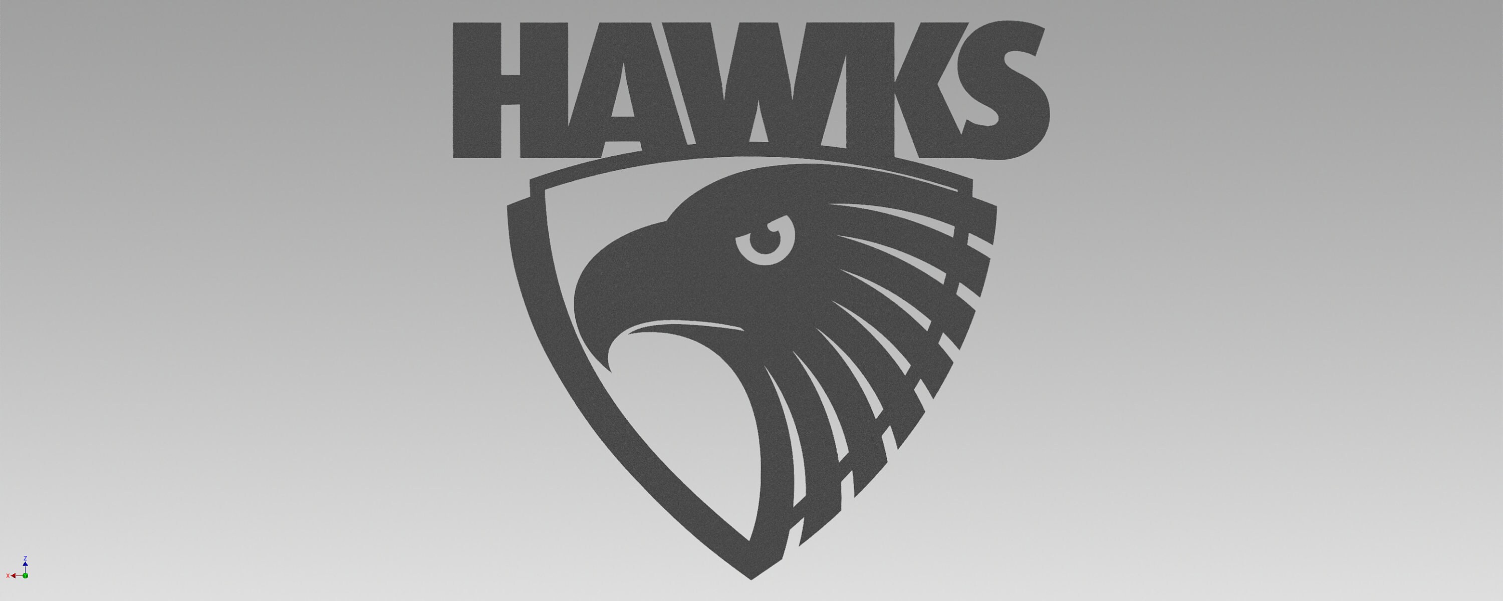 Hawthorn Hawks AFL DXF Cut File - Etsy