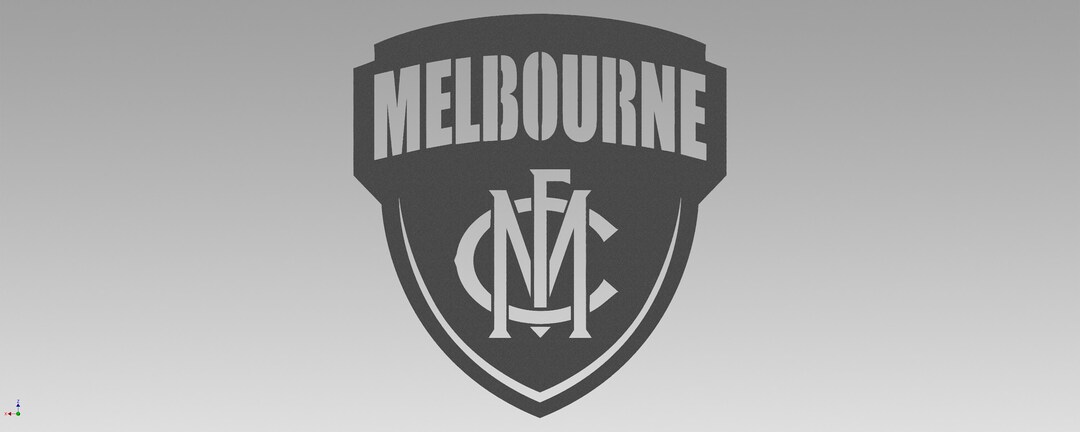 Melbourne FC AFL DXF Cut File - Etsy