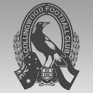 Collingwood Magpies AFL DXF Cut File - Etsy