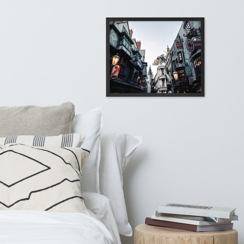 Diagon Alley Framed Print - Etsy