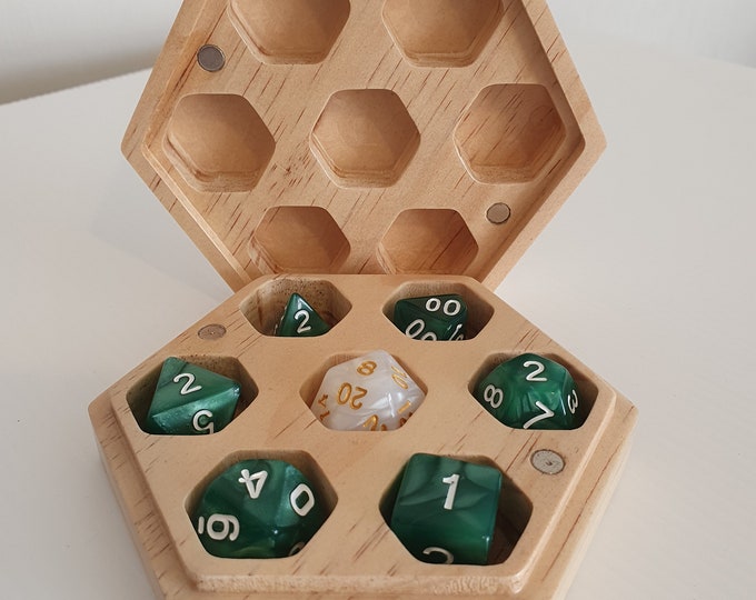 Hexagon Dice Box Digital Files, Laser Cut 3mm Wood, DXF SVG - Etsy ...