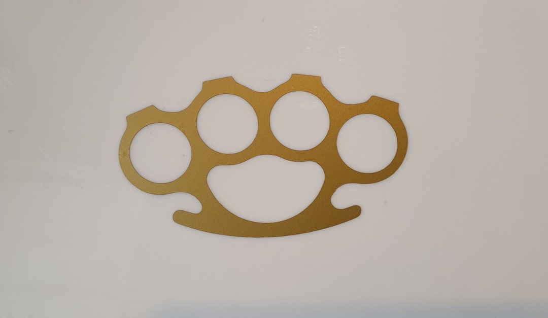 Brass Knuckle Decal / Embroidery Digital Files ONLY - Etsy