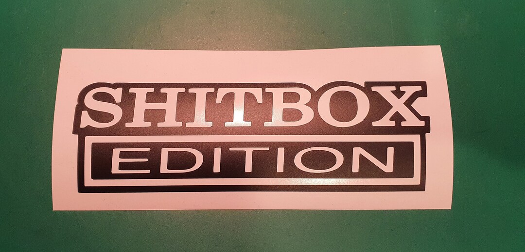 Shit Box**2 DESIGNS INCLUDED!!! **decals Digital Files ONLY - Etsy