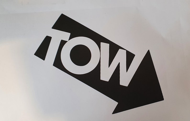 Tow Point Car Arrow Decal Digital Files ONLY - Etsy