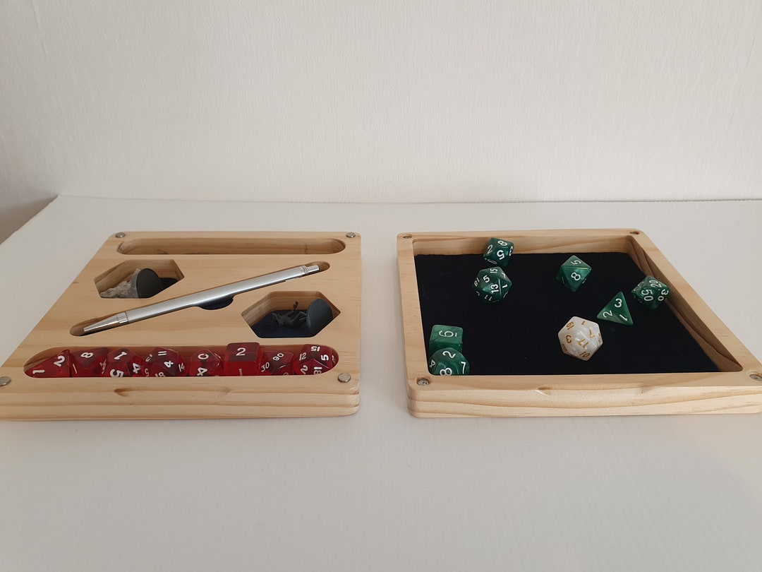 RPG Dice Box With Rolling Tray Digital Files ONLY - Etsy