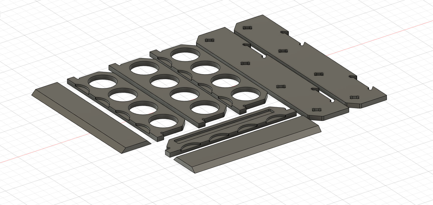 DIY Spray Can Holder CNC File - Wall Organizer for Paints - Etsy