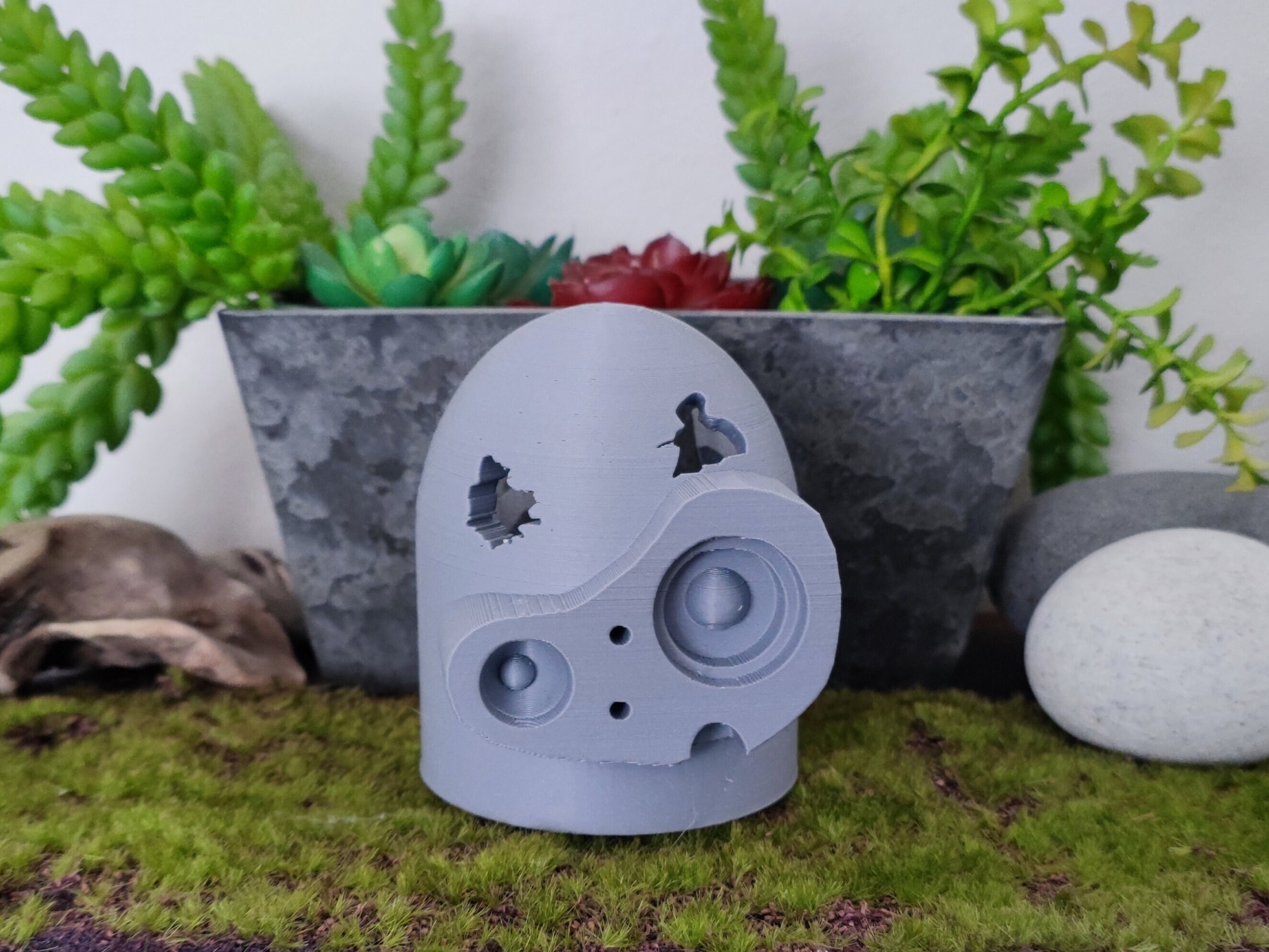 Robot Soldier Planter Japanese Tree Spirit Succulent Air Plant 3D ...