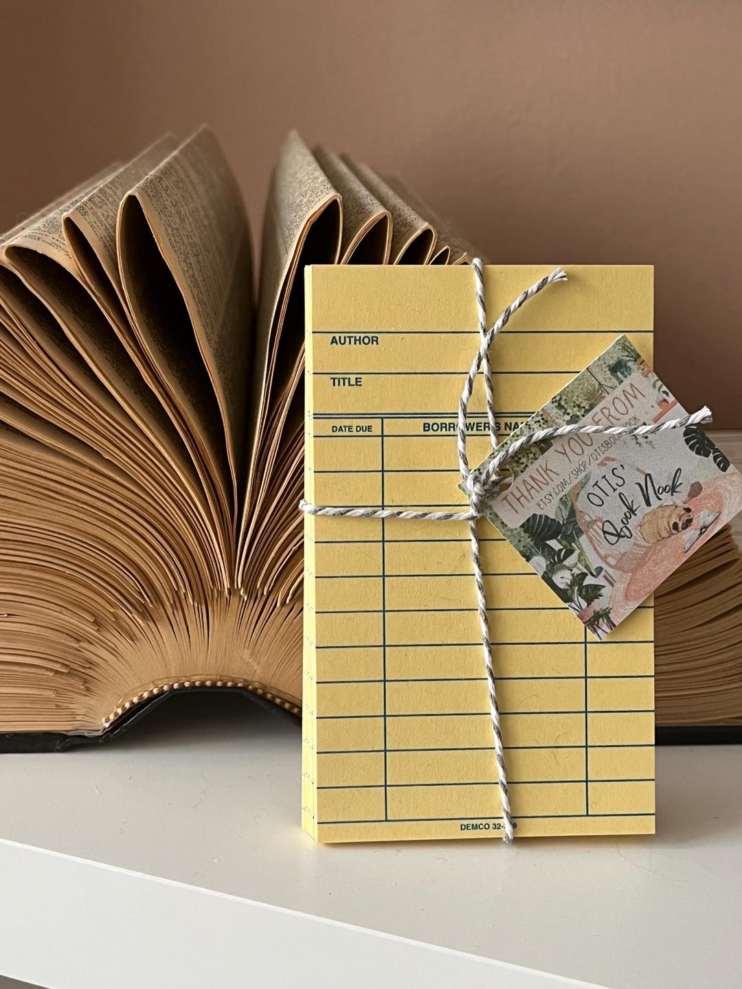 25 Yellow Authentic Library Cards - Etsy