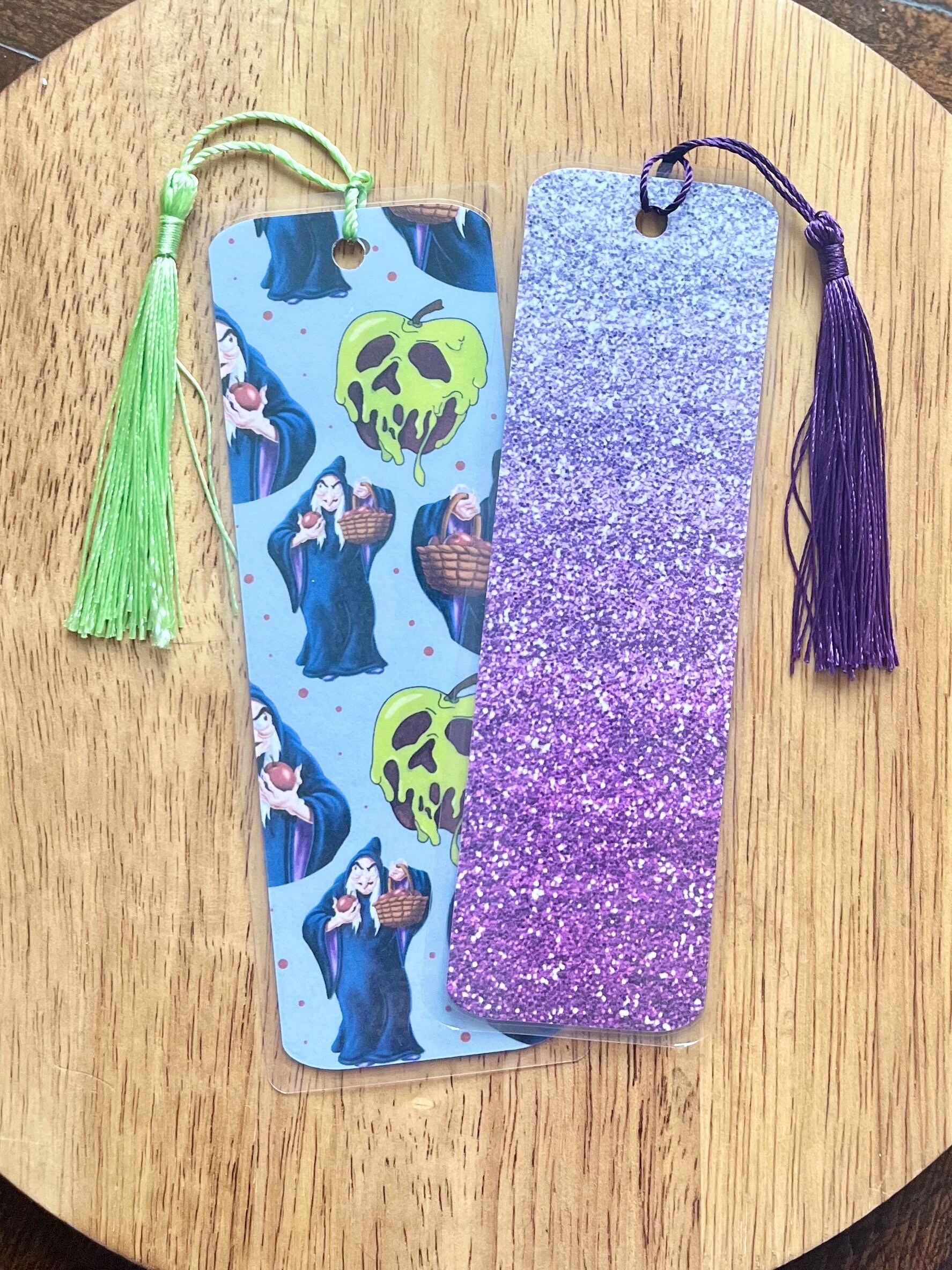 Magical Villain Bookmarks With Tassel Laminated and Double Sided - Etsy