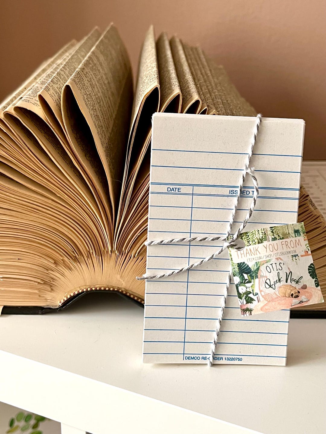 25 White Authentic Library Cards - Etsy