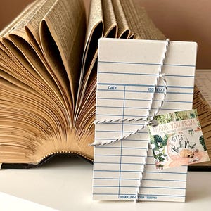 25 White Authentic Library Cards - Etsy