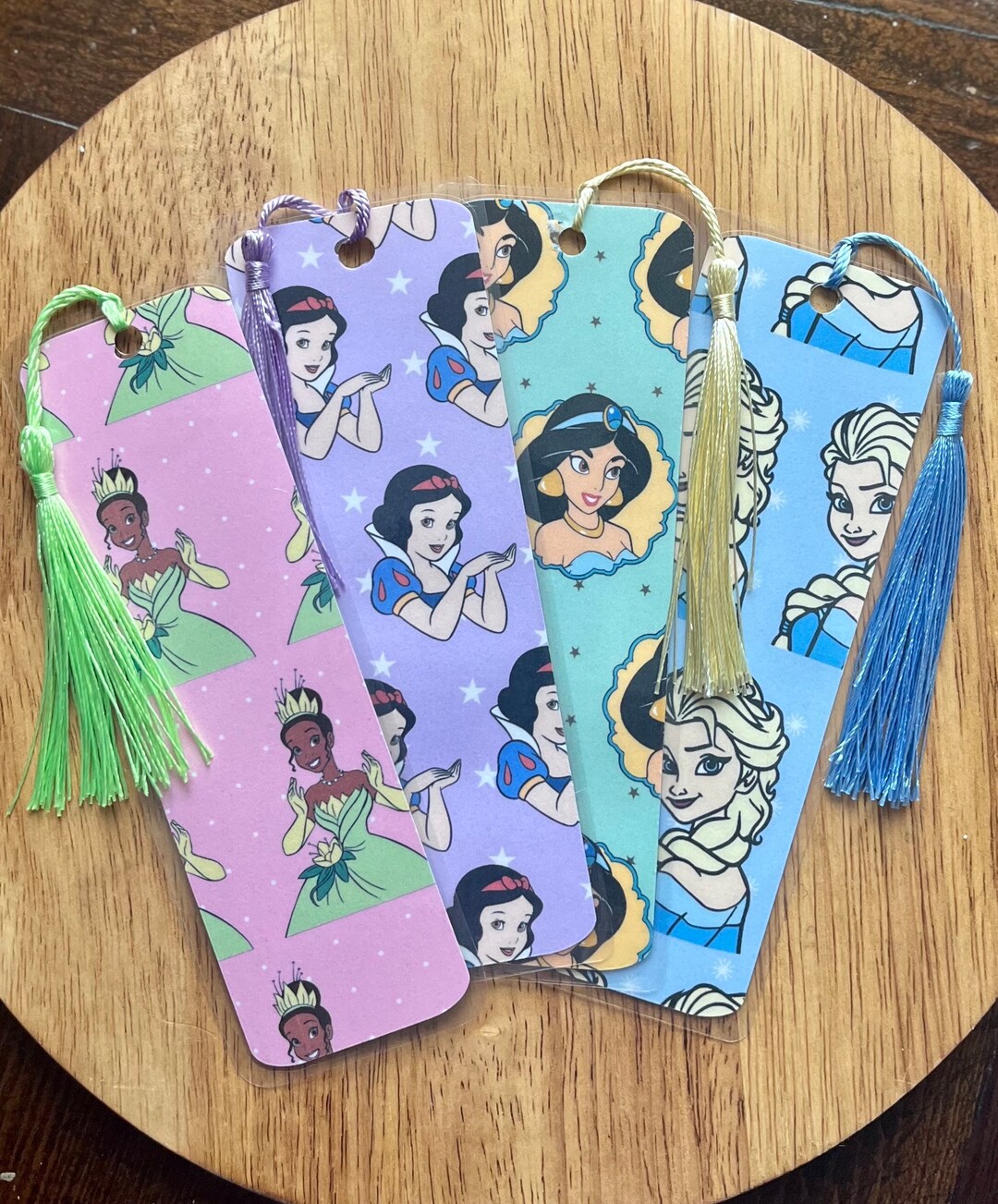 Magical Princess Bookmarks With Tassel Laminated and Double Sided - Etsy
