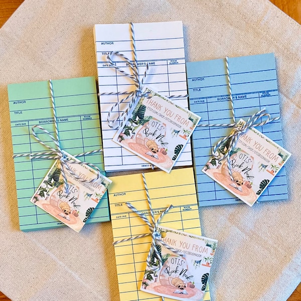 Library Cards - Etsy