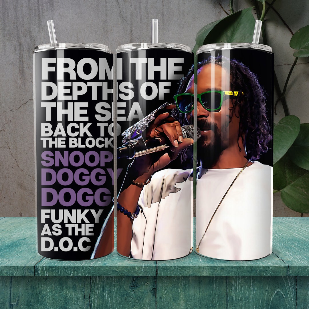 Snoop Dogg Inspired 20 Oz Skinny Tumbler Sublimation Design, Snoop Dogg ...