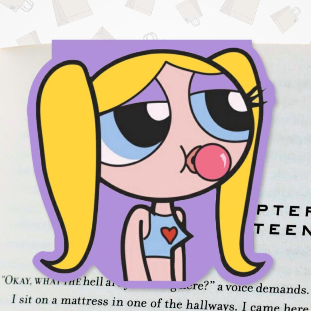 Bubbles Powerpuff Girl Magnetic Bookmark - Fun, Nostalgic Bookmark for ...