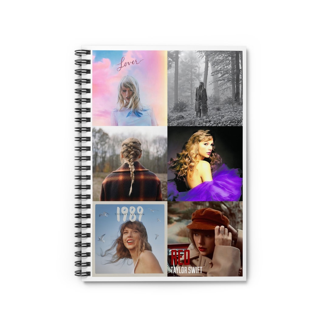 Taylor Swift Album Covers Spiral Notebook 118 Ruled Line - Etsy Australia