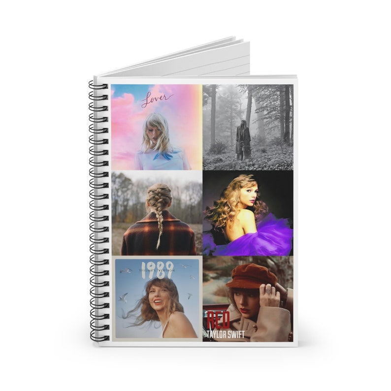 Taylor Swift Album Covers Spiral Notebook 118 Ruled Line - Etsy Australia