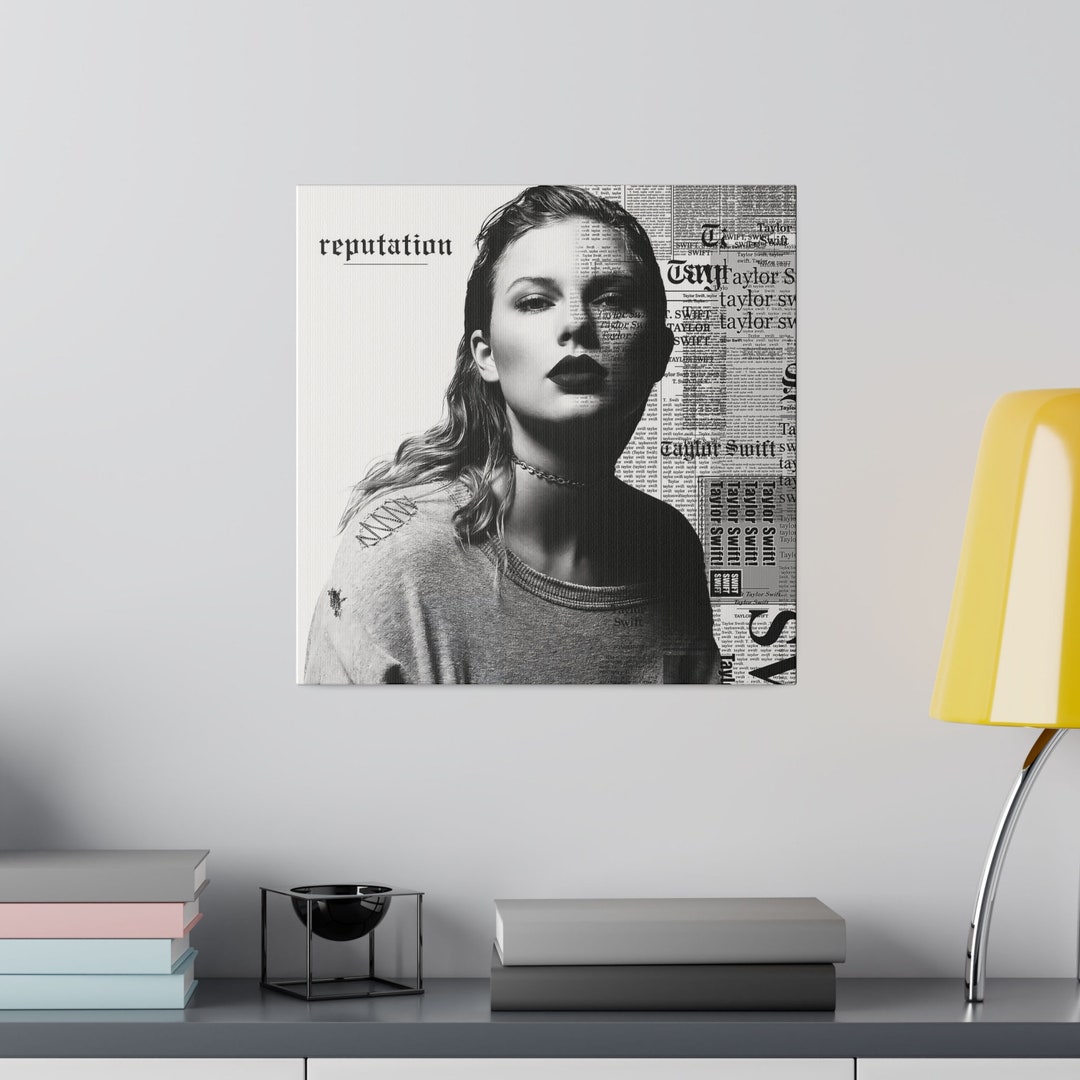 Taylor Swift Reputation Album Cover Matte Canvas Print - Etsy