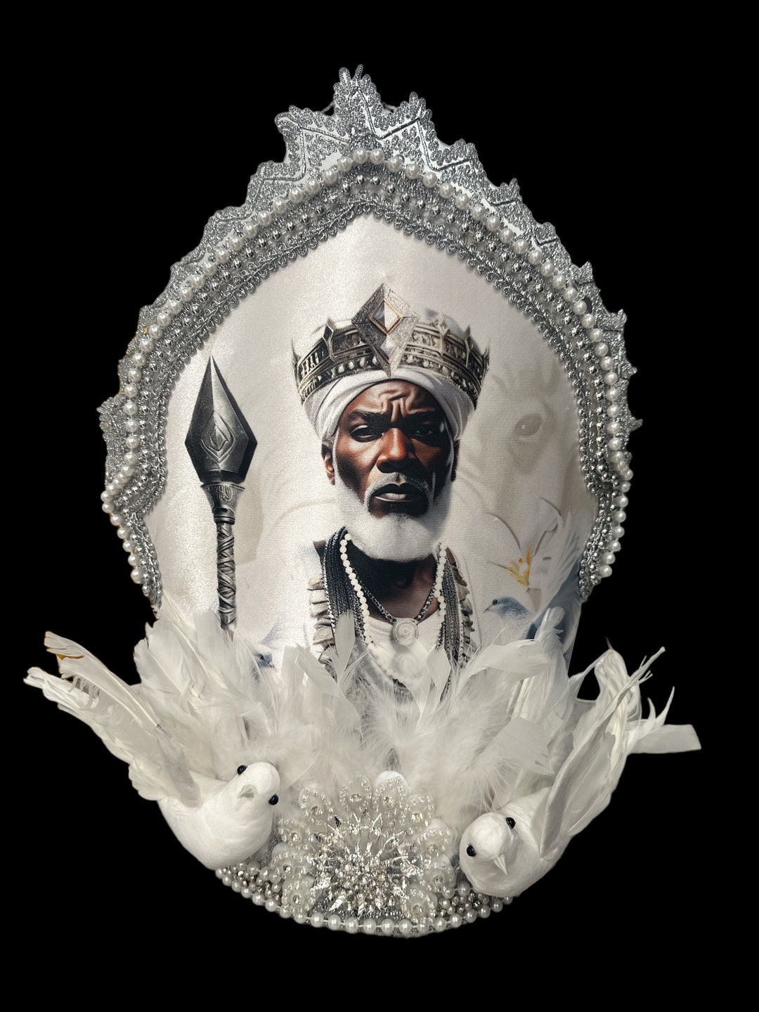 Obatala Crown/ Obatala Crown - Etsy