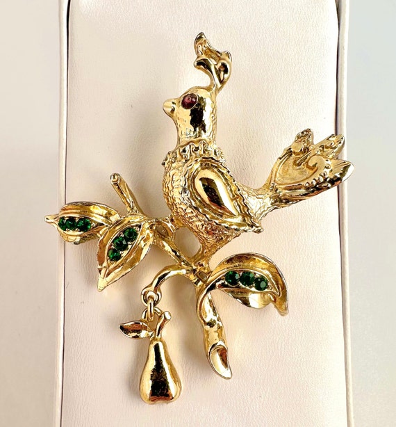 Vintage TANCER II circa 1970s Partridge in Pear tree … - Gem