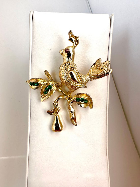 Vintage TANCER II circa 1970s Partridge in Pear tree … - Gem