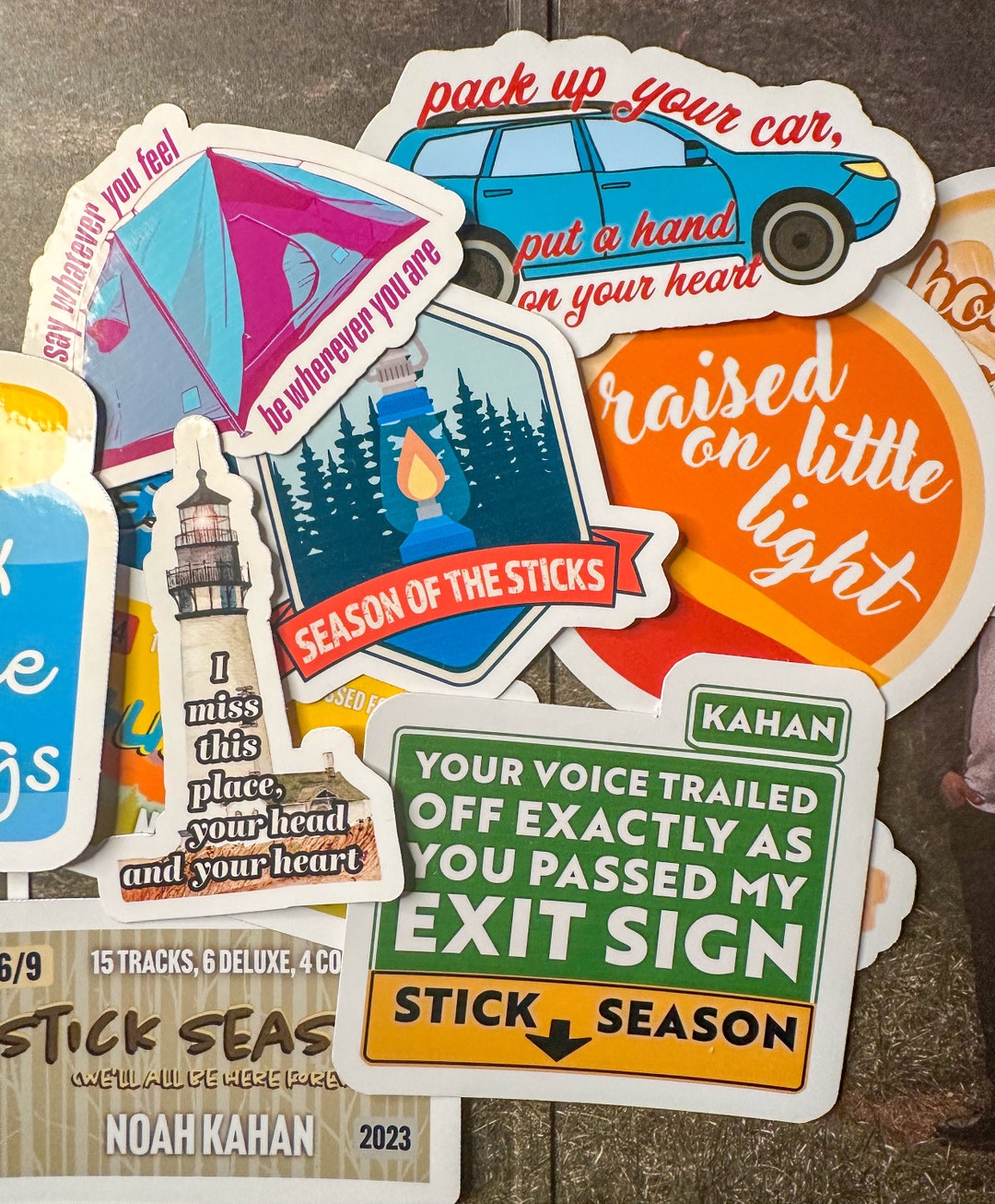 18 Pcs Noah Kahan Stickers Busyhead Stick Season Matte Finish - Etsy UK