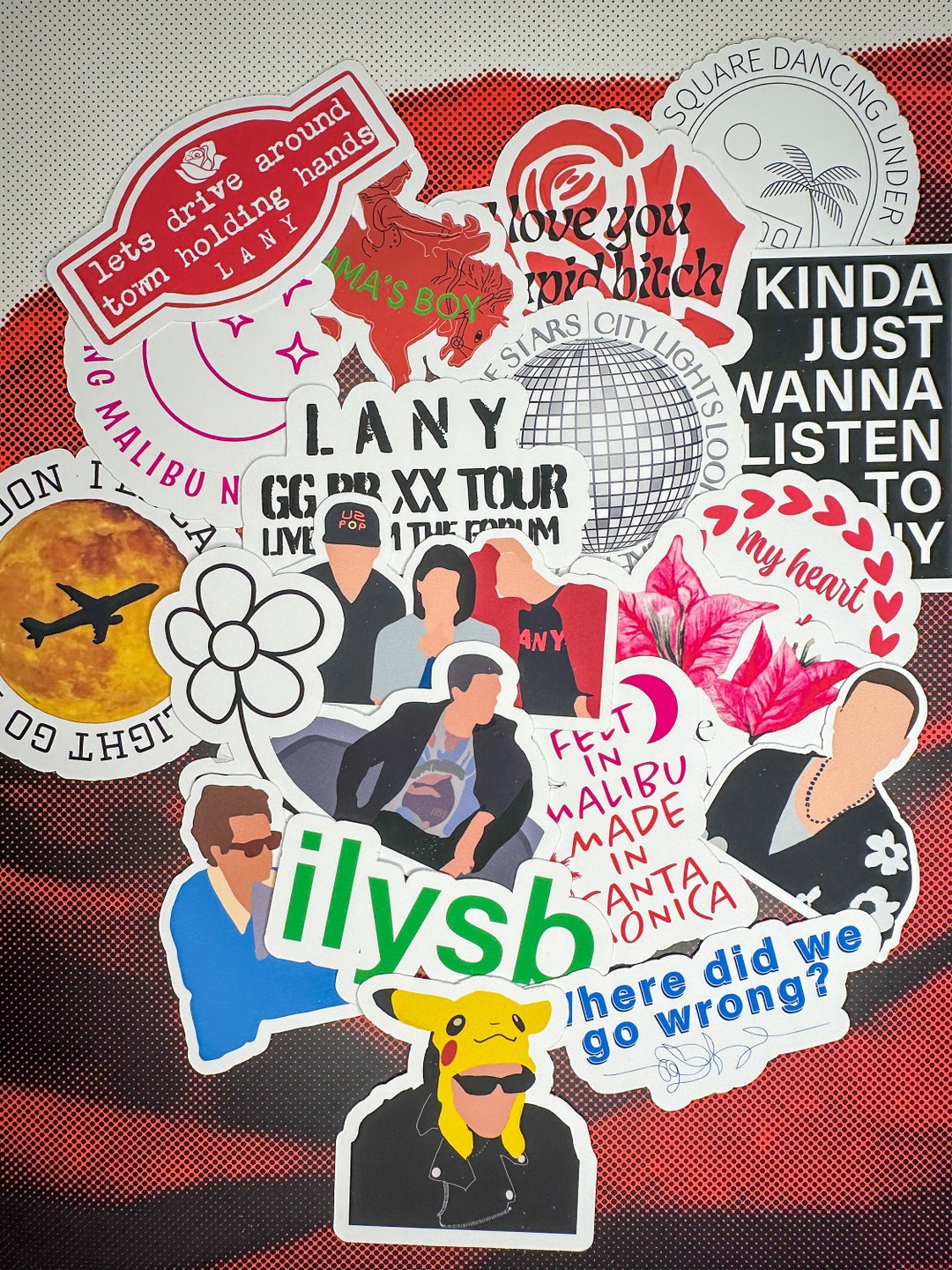 LANY Stickes Malibu Nights Paul Klein Mama's Boy GGBBXX Matte Vinyl - Etsy