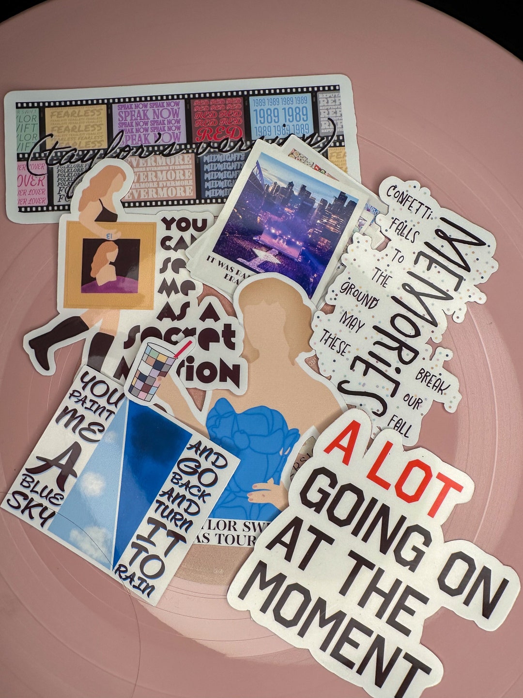 7pc Swiftie Stickers Taylor Swift Eras Tour Taylor's - Etsy UK